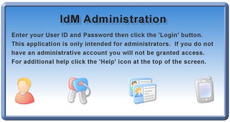Identity Administrator Login